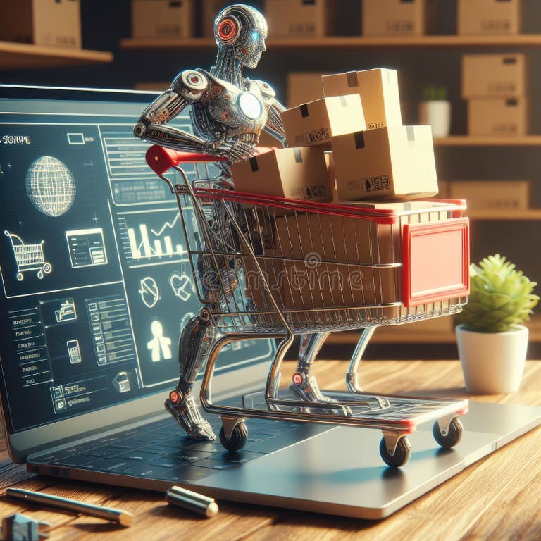 Futuristic Artificial Intelligence, Cyborg Bionic Human Robotic ...