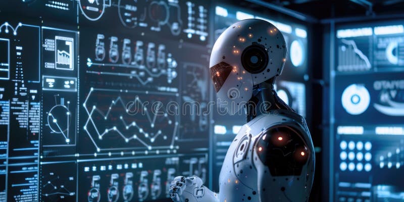 Futuristic Artificial Intelligence Technology Background Featuring ...