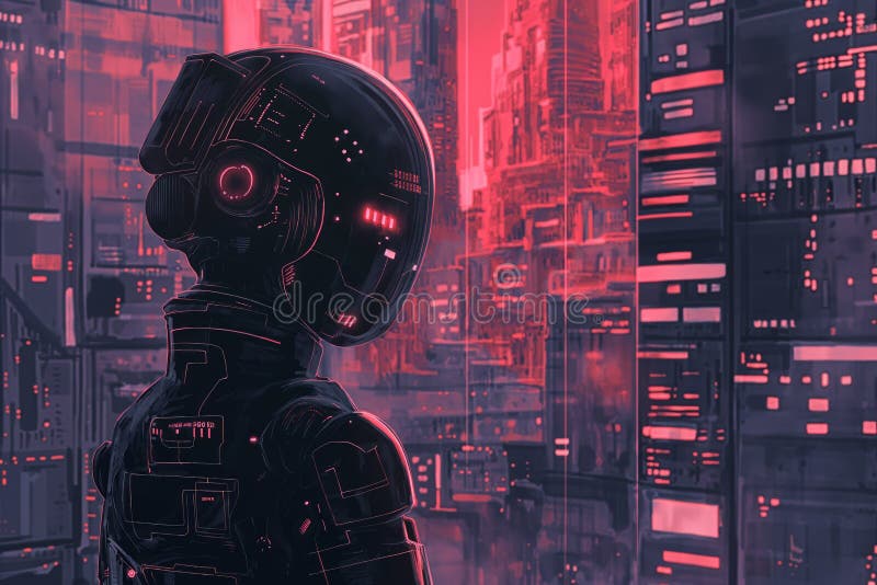 Lit Cybercity Stock Illustrations – 14 Lit Cybercity Stock ...