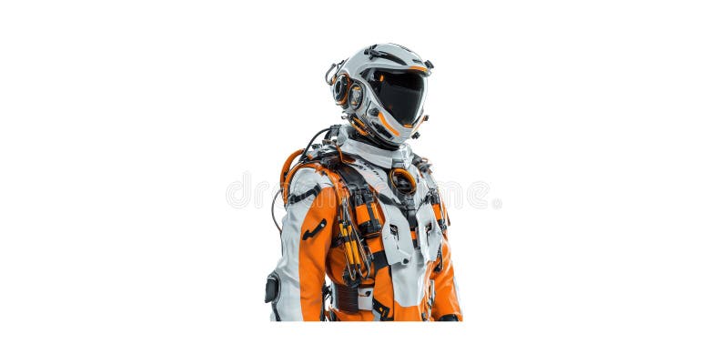 Futuristic Astronaut Suit with Advanced Technology. Space Exploration ...