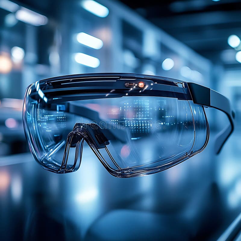 Futuristic Augmented Reality Glasses with Sleek Design and Technology ...