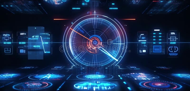 Futuristic Augmented Reality HUD on Abstract Virtual Graph Interface ... Futuristic Augmented Reality HUD on Abstract Virtual Graph Interface ...