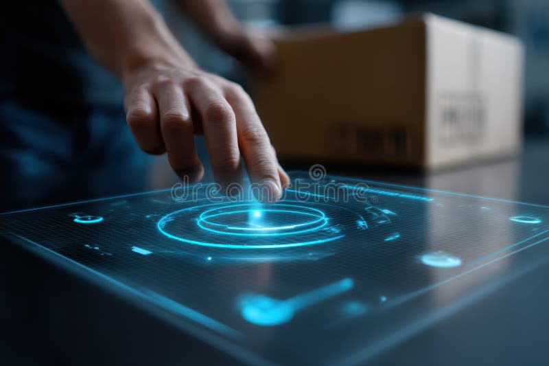 Futuristic Augmented Reality Interface for Tracking Parcels with a Hand ...