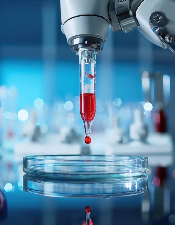 Futuristic Automation Technology Enhances Scientific Discovery Stock ...