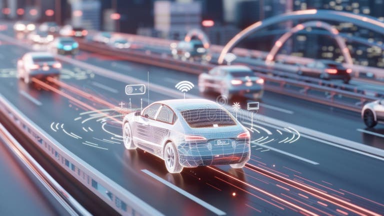Futuristic Autonomous Car with Holographic Interface on Smart Highway ...
