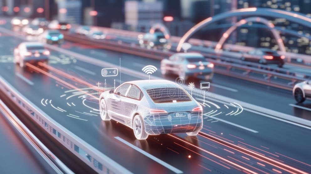Futuristic Autonomous Car with Holographic Interface on Smart Highway ...