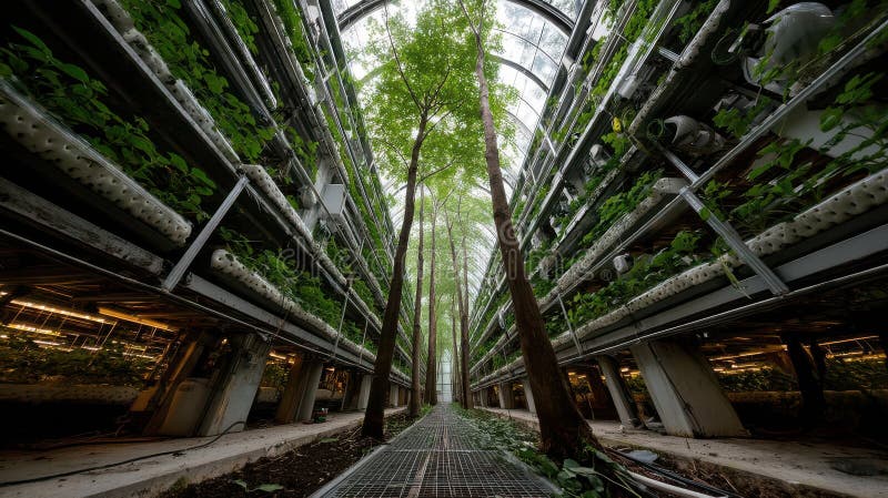 Futuristic Autonomous Greenhouse with Vertical Smart Farming System ...