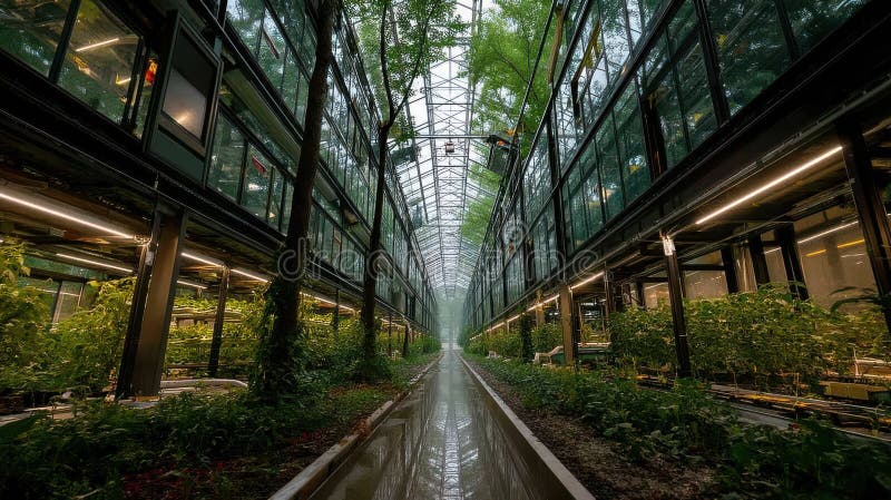 Futuristic Autonomous Greenhouse with Vertical Smart Farming System ...