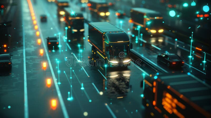 Autonomous Truck Driving on Smart Highway in Rainy Night with ... Autonomous Truck Driving on Smart Highway in Rainy Night with ...