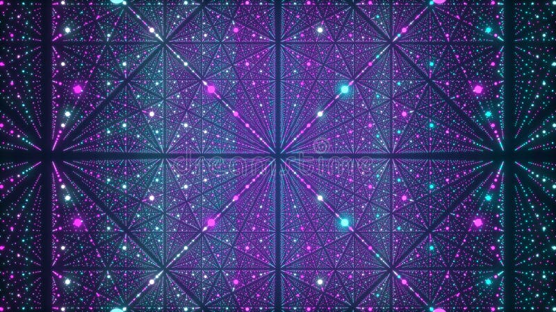 Galaxy Network. Abstract Sci-fi Background Stock Illustration ...