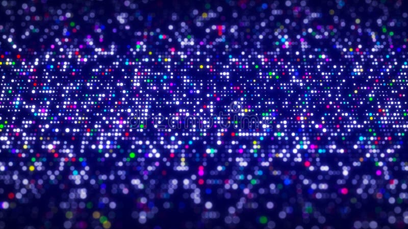 Futuristic Background Blue Matrix. Digital Burst of Data. Coding or ...