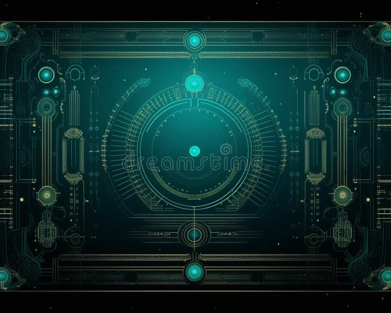 Futuristic Background with a Futuristic Design Stock Image - Image of ...