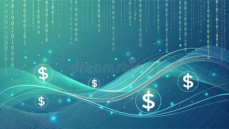 Digital Passive Income Flow Background â€ Financial Independence ...