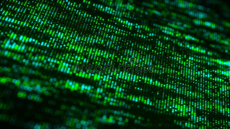 Futuristic Background Blue Matrix. Digital Burst of Data. Coding or ...