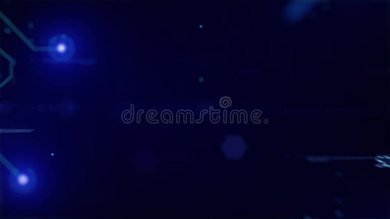 Digital Technology Futuristic Background Hi-Tech Motion Graphics Blue ...