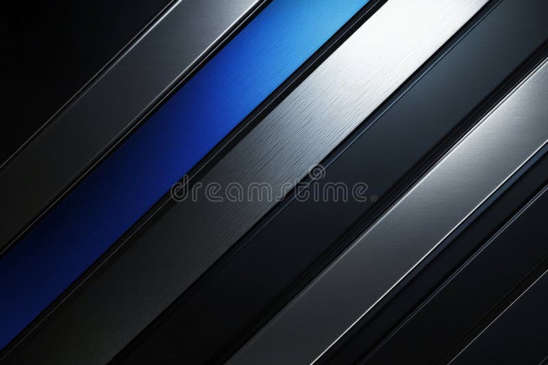 A Futuristic Background with Thin, Metallic Stripes in Chrome, Silver ...