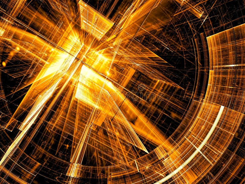 Futuristic Portal - Abstract Digitally Generated Image Stock ...