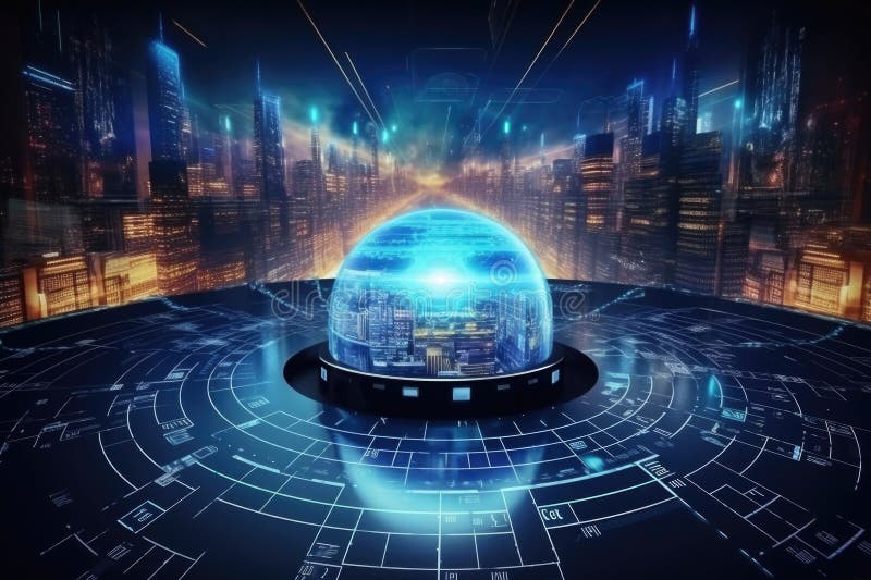 Metaverse City Background Stock Illustrations – 4,163 Metaverse City ...