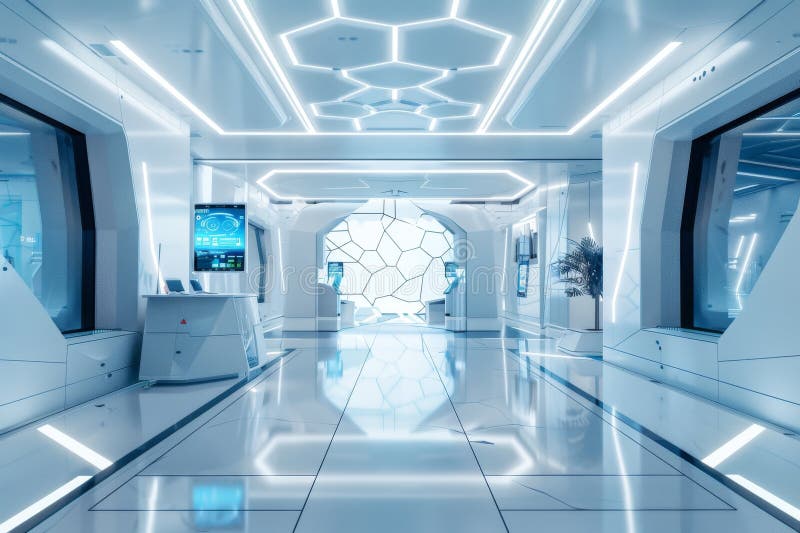 A Futuristic Bank with Automated Teller Interfaces and Virtual Reality ...