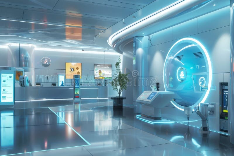 A Futuristic Bank with Automated Teller Interfaces and Virtual Reality ...