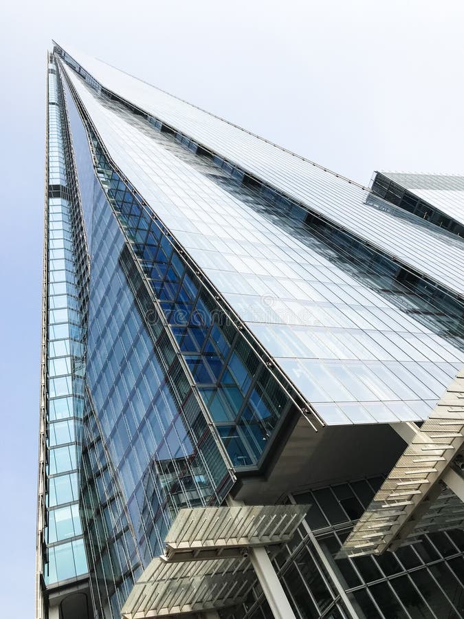 Futuristic Banking Glass Skyscraper in Downtown of London Stock Photo ...