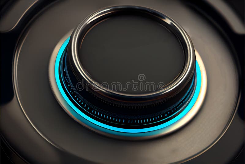 Futuristic Banner with HUD Button Template for Interface Stock ...