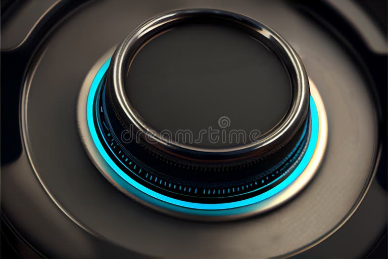 Futuristic Banner with HUD Button Template for Interface Stock ...