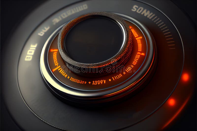 Futuristic Banner with HUD Button Template for Interface Stock ...