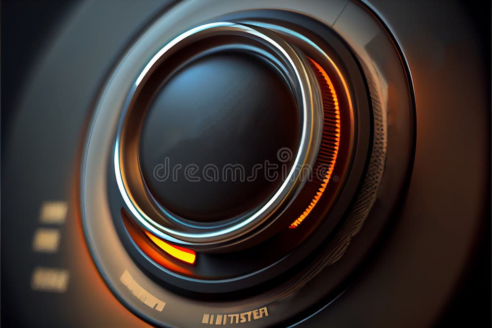 Futuristic Banner with HUD Button Template for Interface Stock ...