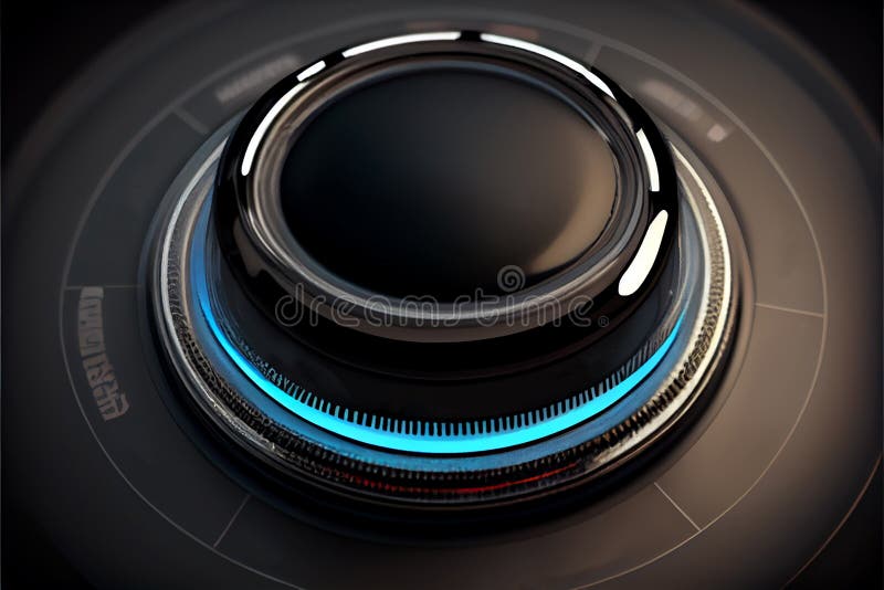 Futuristic Banner with HUD Button Template for Interface Stock ...