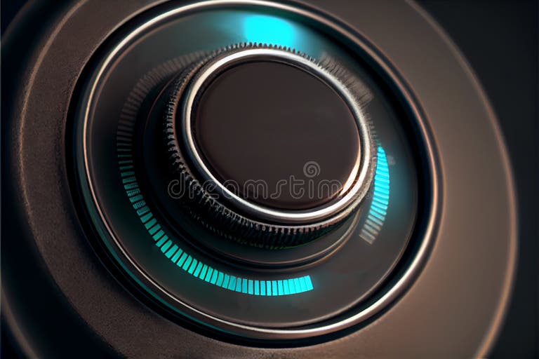 Futuristic Banner with HUD Button Template for Interface Stock ...