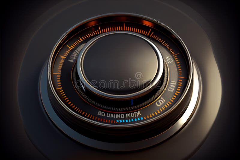 Futuristic Banner with HUD Button Template for Interface Stock ...