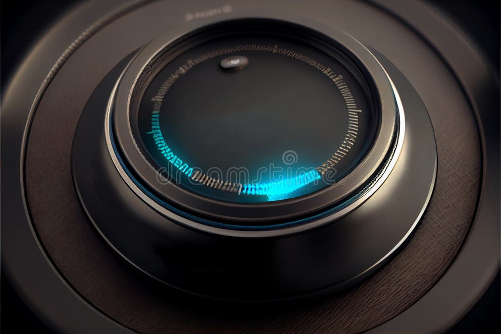 Futuristic Banner with HUD Button Template for Interface Stock ...