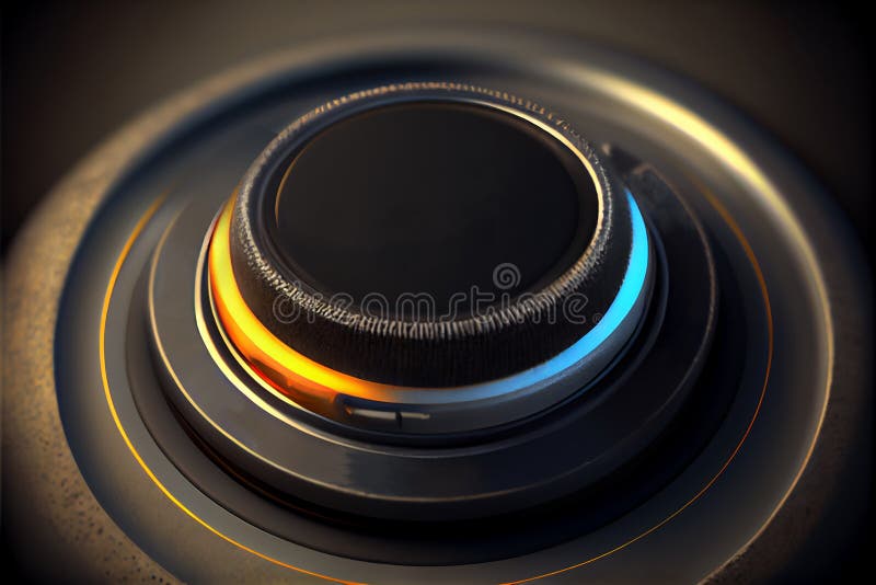 Futuristic Banner with HUD Button Template for Interface Stock ...