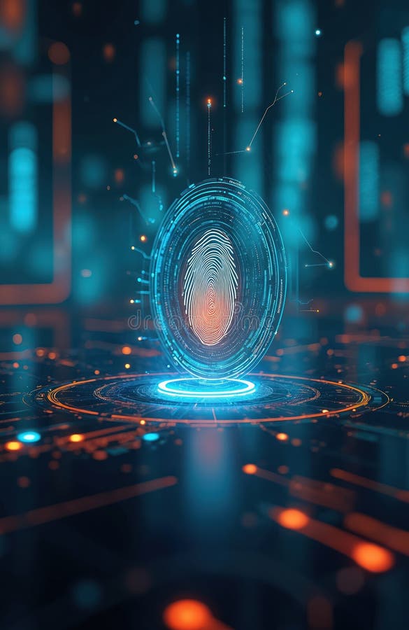 Futuristic Banner Shows Secure Login Process in Pro Enterprise ...