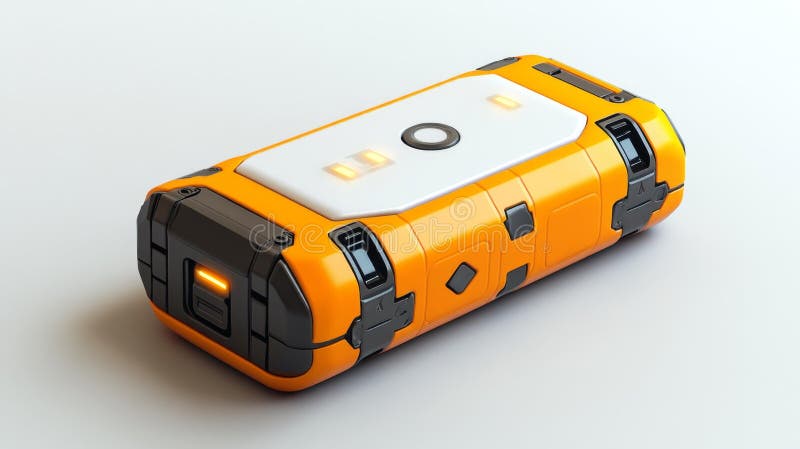 Futuristic Battery Pack Design Generative AI Stock Illustration ...