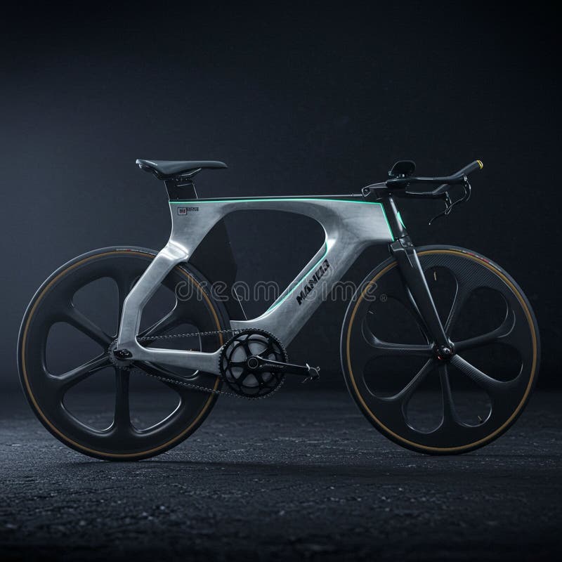 Futuristic Bicycle with a Sleek, Aerodynamic Design and Integrated ...