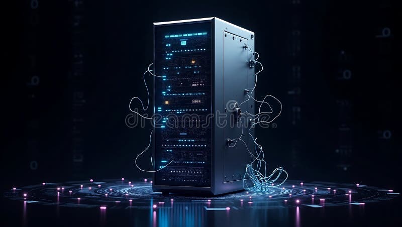 A Futuristic Big Data Internet Server Stands Prominent in the Flow of ...