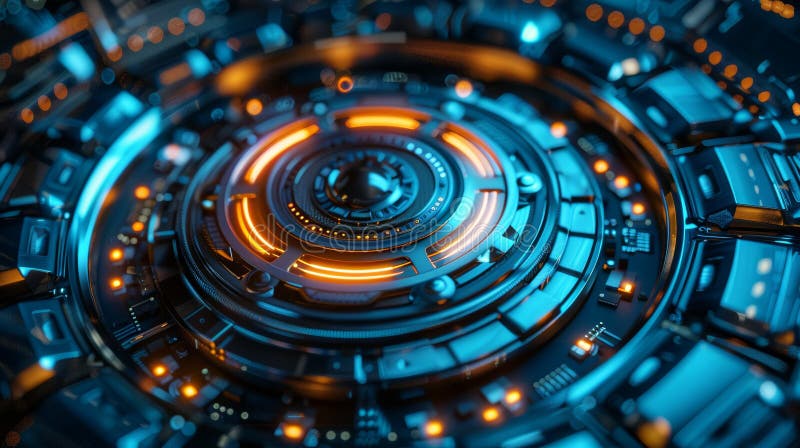 Futuristic Big Data Technology Concept Art Stock Illustrations – 28,458 Futuristic Big Data ...