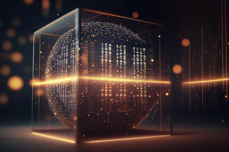 Futuristic Big Data Visualization Concept, Visual Information ... Futuristic Big Data Visualization Concept, Visual Information ...