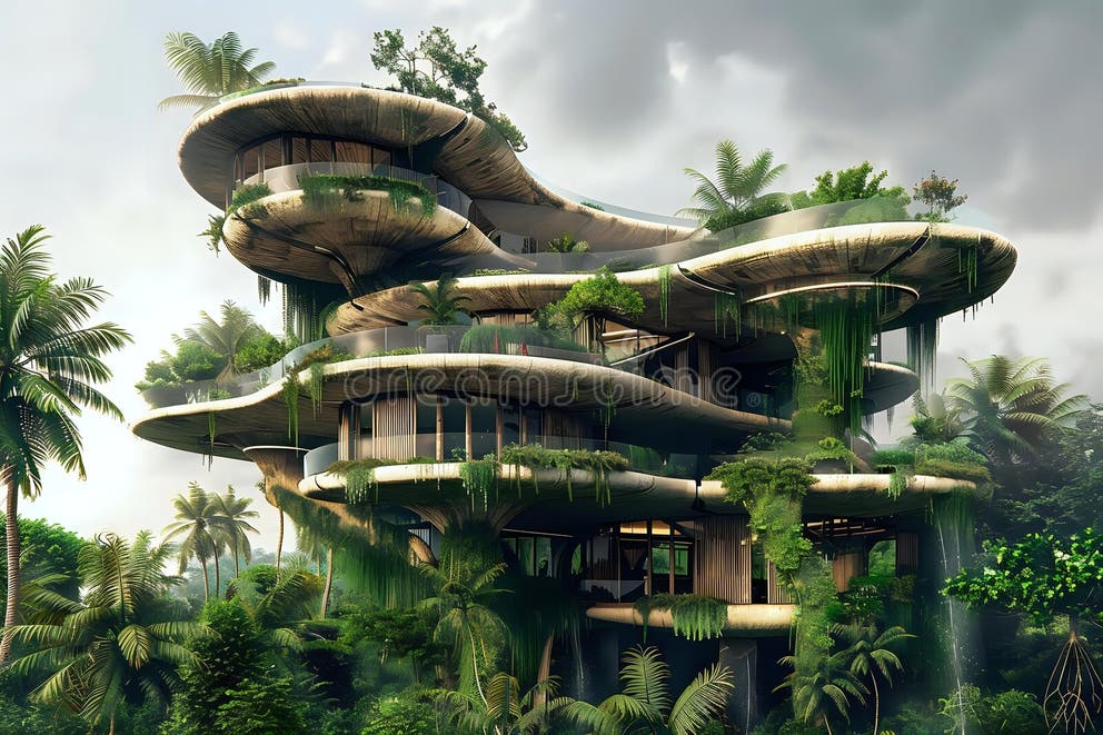Futuristic Bio-Integrated Architecture, a Multi-Level Structure Design ...