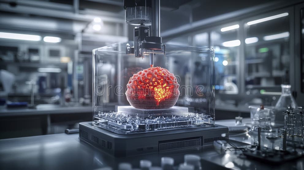 Futuristic Bioprinter Technology Revolutionizing Medicine in Modern ...