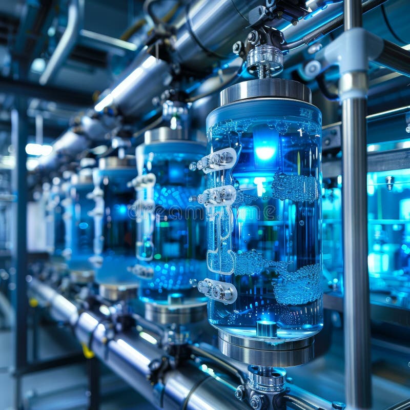 Futuristic Biotech Laboratory Interior Stock Image - Image of ...