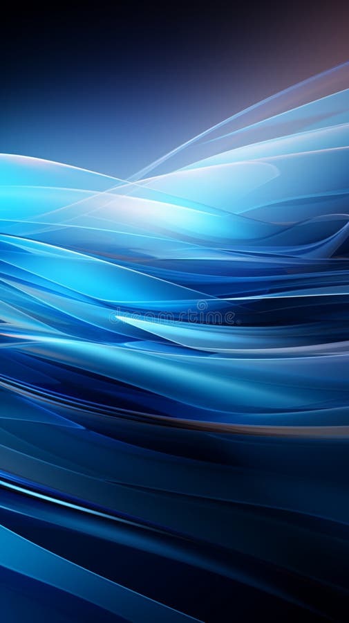 Futuristic Blend Gradient Blue Infuses Abstract Tech Backdrop with ...