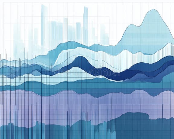 Futuristic Blue Data Wave â€“ Abstract Technology Background Stock Image - Image of ...