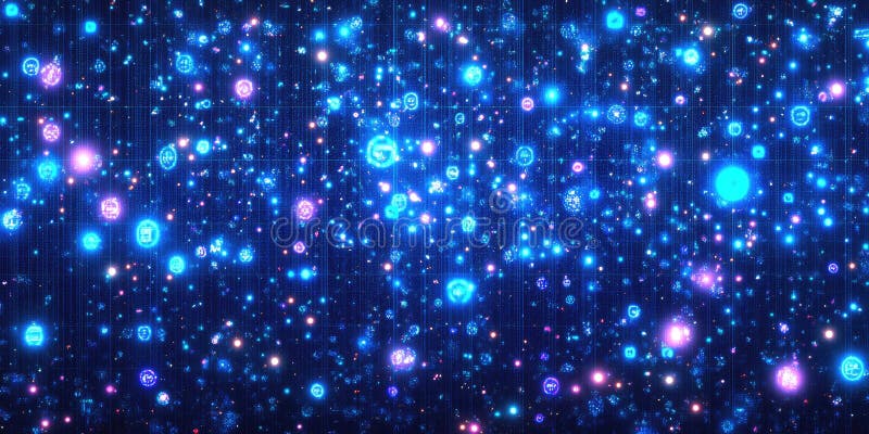 Futuristic Blue Digital Matrix Stock Illustrations – 48,502 Futuristic Blue Digital Matrix Stock ...
