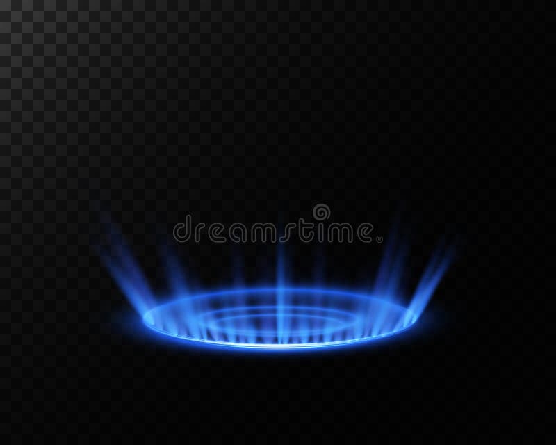 Futuristic Blue Energy Portal Visual Effect with an Ethereal Design ...