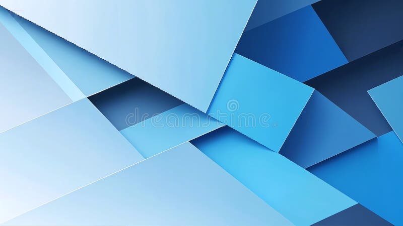 Futuristic Blue Geometric Pattern with 3D Square Shapes Design Stock ...