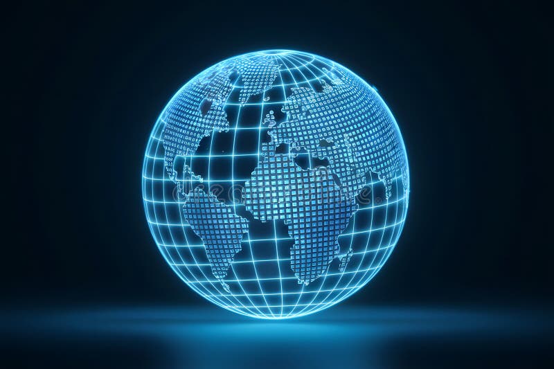 Blue Globe Grid Stock Illustrations – 9,998 Blue Globe Grid Stock ...