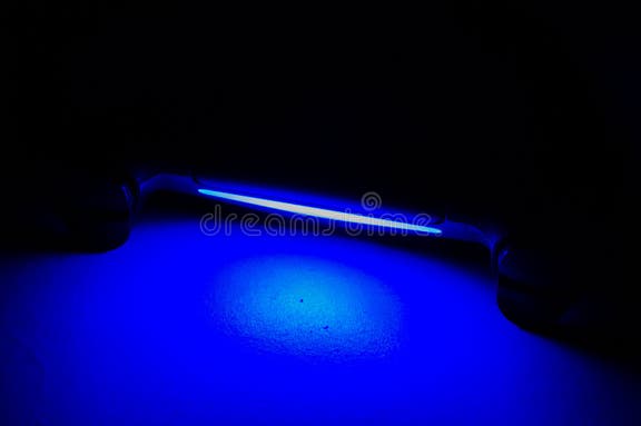 Futuristic Blue Light Video Games Stock Photo - Image of drop, kitchen ...